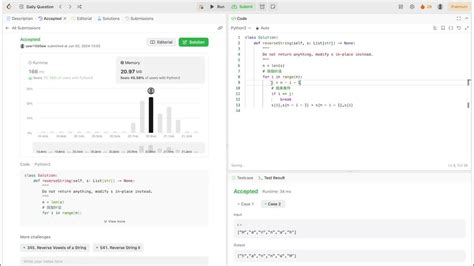 力扣第334题 反转字符串 线性空间mo1复杂度 Reverse String Youtube
