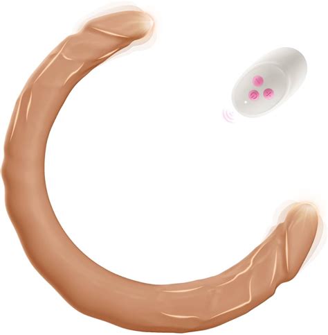 Rosyrosy Vibrating Double Ended Dildo For Lesbian Sex Toys