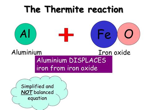 Thermite Reaction Chemical Equation At John Buck Blog