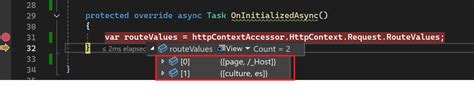 Route Values Are Lost In The Second Pass Of Oninitializedasync In