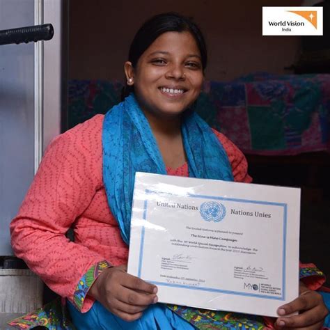 World Vision India On Linkedin We Are Pleased To Announce That Rekha Kumari Has Been Selected