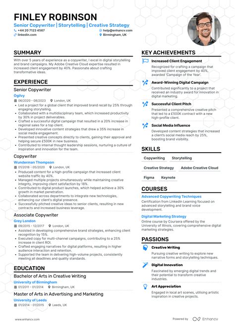 Copywriter Cv Examples And Guide For 2025