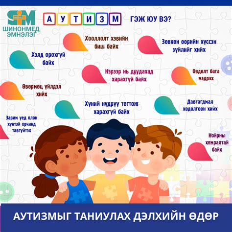 📣Аутизмыг таниулах дэлхийн өдөр 4 2 Шинонмед Эмнэлэг