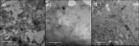 Synthesis Of Monodisperse Cylindrical Nanoparticles Via Crystallization