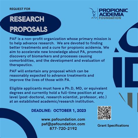 Propionic Acidemia Foundation On Linkedin We Are Looking Forward To Receiving This Years Grant