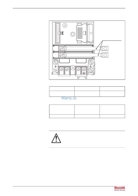 Rexroth Sup E0x Hvr 172201 X11 Dc Bus Connection