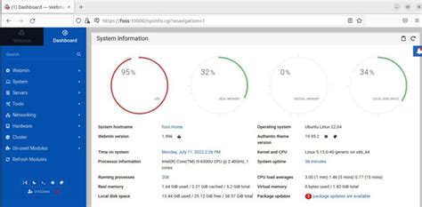 How To Install And Manage Webmin In Ubuntu 22 04 Its Linux FOSS