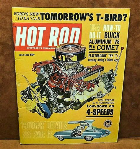 Vintage Hot Rod Magazines ~ 1962 ~ You Pick Issue ~ Free Shipping