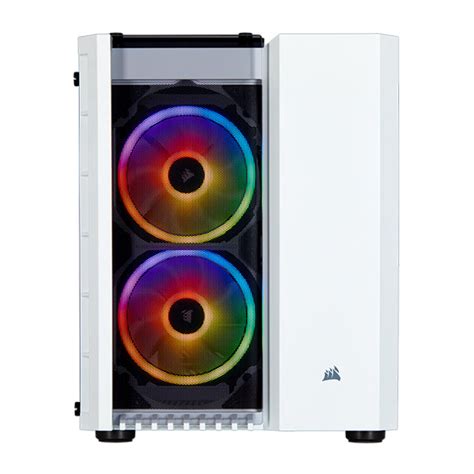 Corsair Crystal Series 280x Rgb Tempered Glass Micro Atx Case White