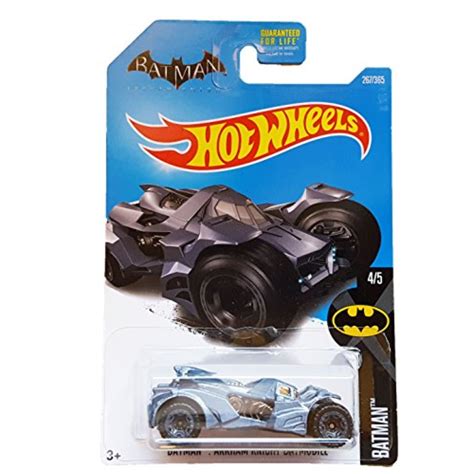 hot wheels 2017 batman arkham knight batmobile 267/365, gray - Walmart.com