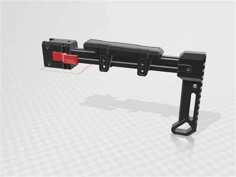 Shadow Assault Folding Stock Remixed By User3341656670 Makerworld
