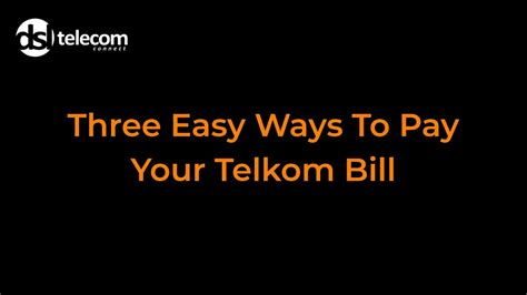 How To Pay Your Telkom Lte And Telkom Fibre Bills Youtube