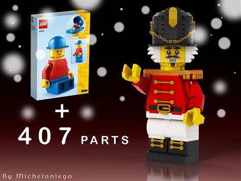 Lego Moc Upscaled Minifigure Nutcracker By Michelanlego Rebrickable