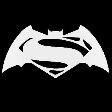 Batman V Superman Logo Decal Sticker
