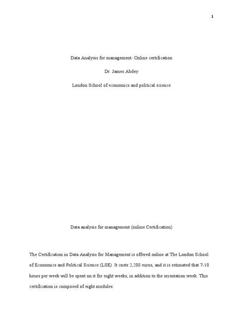 Data Analysis For Management Pdf Statistics Data Analysis