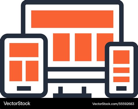 Adaptive Layout Royalty Free Vector Image VectorStock