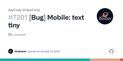 Bug Mobile Text Tiny · Issue 7201 · Appflowy Ioappflowy · Github