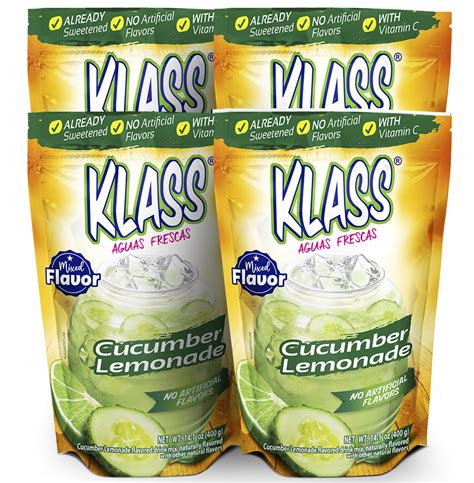 Drink Mix Cucumber Limeade Klass Aguas Frescas Flavors