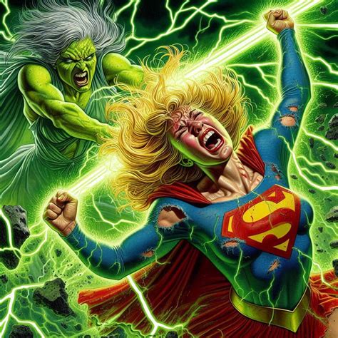 Supergirl Vs Kryptonite Woman By Canihavethisunpls On Deviantart