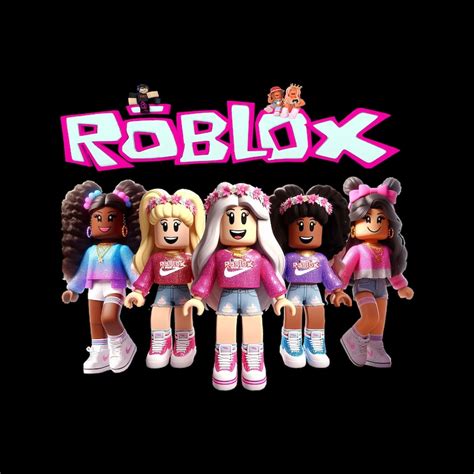 Roblox Girls Black Svg Etsy Uk