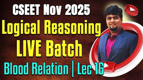 Free Cseet Logical Reasoning Video Lectures November 2025 Cause And Effect Reasoning Lecture