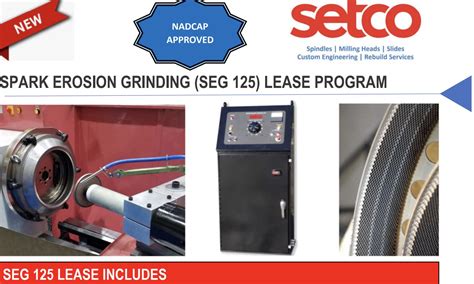 Spark Erosion Grinding Setco