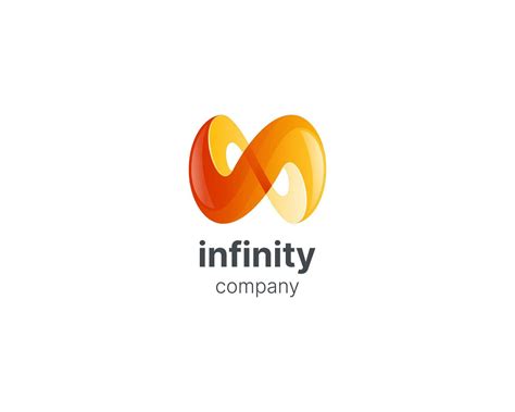 Abstract Creative Colorful Infinity Logo Hand Drawn Vector Art