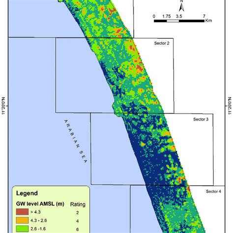 Aquifer Hydraulic Conductivity Parameter A And Its Assigned Ratings