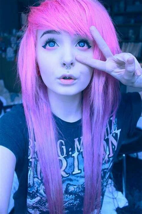 I Love Her Pink Hair C Emo Scene Hair Emo Hair Scene Hair