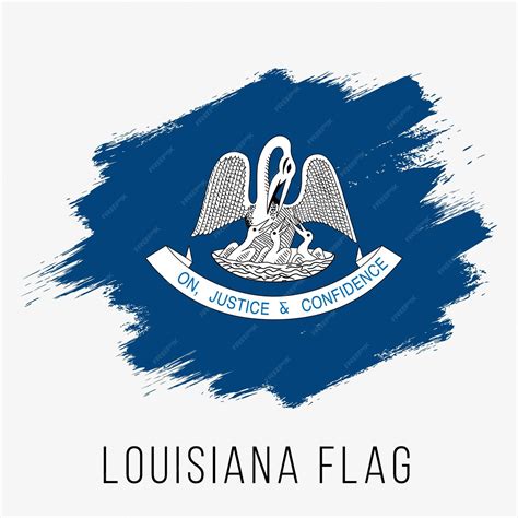 Premium Vector Usa State Louisiana Vector Flag Design Template
