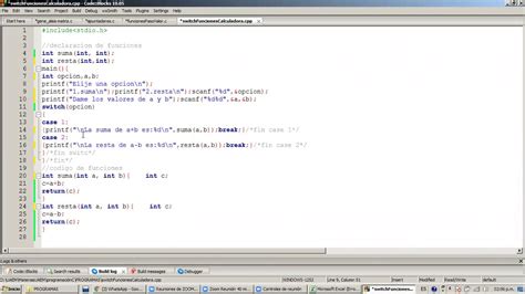 Calculadora Sencillas Con Funciones En C Parte 1 Youtube