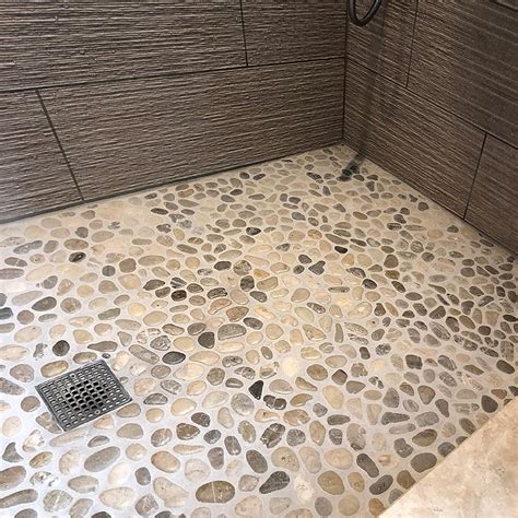 Bathrooms And Showers Pebble Tile Shop Pebble Tile Shower Floor