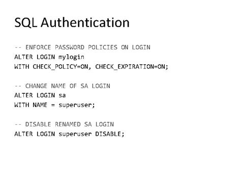 Build Secure Database Applications With Microsoft Sql Server