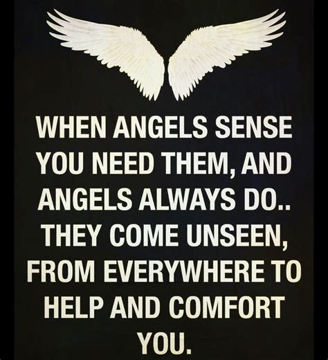 Inspirational Guardian Angel Illustration Angels Are Real Quotes
