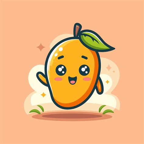 Premium Vector Adorable Mango Mania Catchy Cute Mango Logo Designs For Any Brand