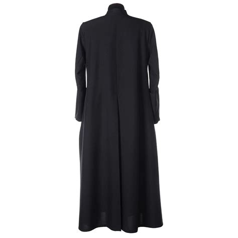 Cassock In Black Wool Online Sales On