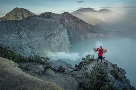 Portrait Of A Sulphur Miner Photograph By Anges Van Der Logt Fine Art