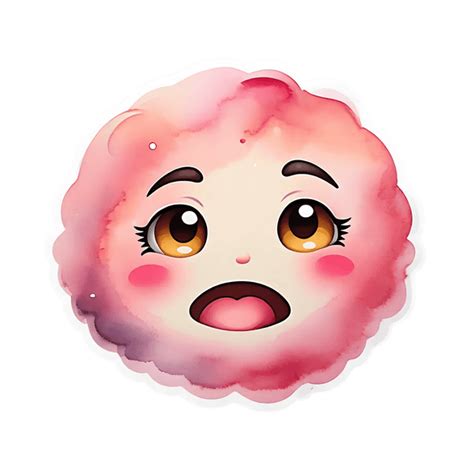 Cute Anime Face Sticker Heat Press Transfer
