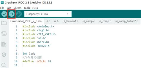 Pico HMI 2 8 Inch Arduino Tutorial Elecrow Wiki Pico HMI 2 8 Inch Arduino Tutorial Elecrow Wiki