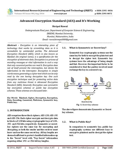 irjet v3i8214 download free pdf cryptography encryption