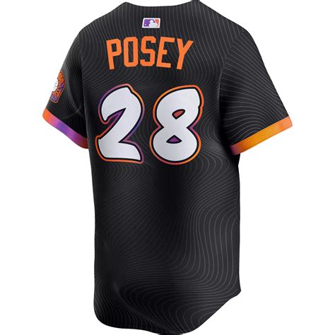 Buster Posey San Francisco Giants Anthracite City Connect Limited Jersey