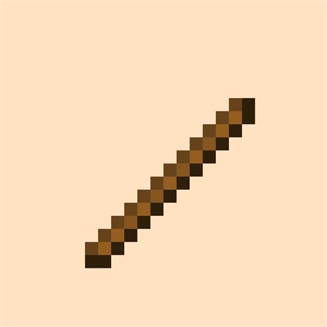 Pixilart Minecraft Stick By 24946