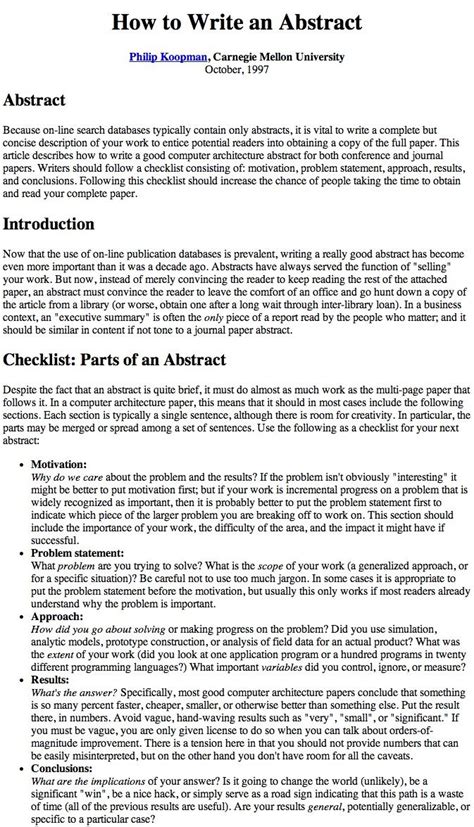 How To Write An Abstract Escrever Tese Escrita Científica Escrita