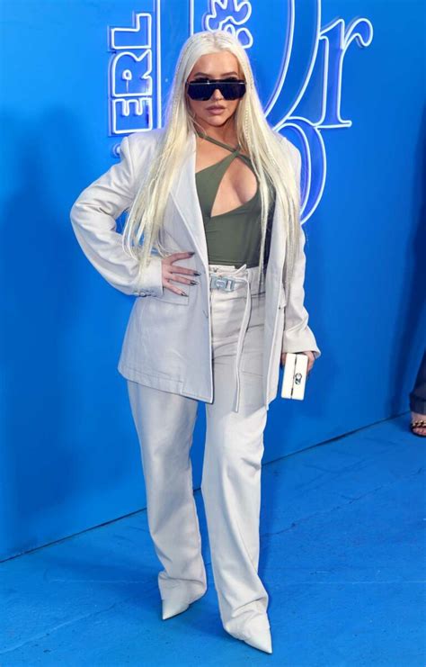 Christina Aguilera Attends 2023 Dior Mens Springsummer 2023