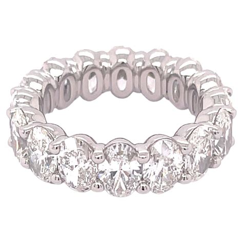 Oval Shaped Diamond Eternity Band At 1stdibs
