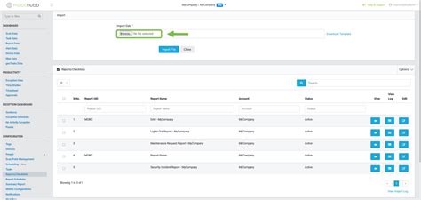 How To Import Reportschecklists Mobohubb