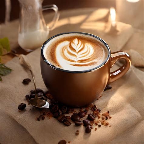 Premium Ai Image Coffe Background Wallpaper Very Cool