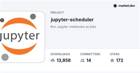 Jupyter Scheduler Ecosystem Directory Marketdev