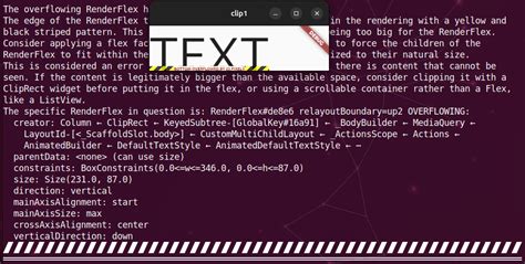 ClipRect Doesn T Work With A Column Issue Flutter Flutter GitHub