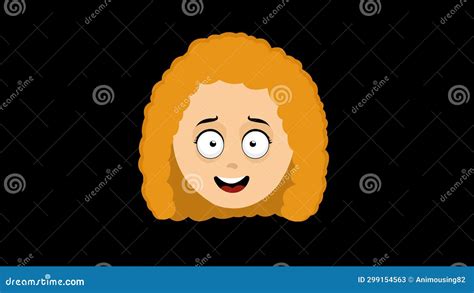 Video Animation Face Girl Facial Recognition Scan Stock Video Video